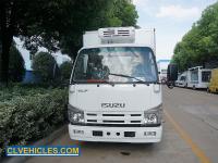China ELF 100P ISUZU Reefer Truck ABS Brakes Diesel Fuel Heavy Weight for sale