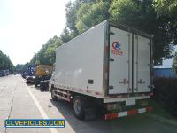 China ELF 100P ISUZU Reefer Truck ABS Brakes Diesel Fuel Heavy Weight for sale