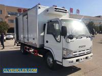 China ISUZU ELF 3 ton Diesel Temperature Controlled Truck with Foam Insulation for sale
