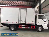 China 600P 130hp Light Duty ISUZU Reefer Truck 4.2m Length For Delivery for sale
