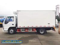 China ISUZU ELF 100P Reefer Box Truck 5 ton Capacity Cold Storage for sale