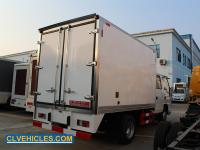 China ISUZU ELF Refrigerator Freezer Truck Crew Cab Diesel Light Duty for sale