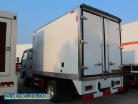 China ISUZU ELF Refrigerator Freezer Truck Crew Cab Diesel Light Duty for sale