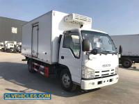 China ELF 98hp ISUZU Reefer Truck Reefer Van Insulation Medium Size for sale