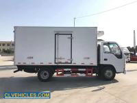 China ELF 98hp ISUZU Reefer Truck Reefer Van Insulation Medium Size for sale