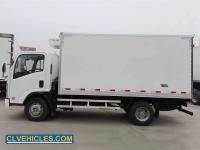 China KV600 ISUZU Cooler Truck 130hp 4.2m anti lock braking system for sale