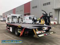 China 100P 4X2 ISUZU Tow Truck 98hp Flatbed Rollback Tow Truck for sale