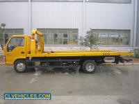 China NQR NPR NKR ISUZU Tow Truck 4x2 4 ton Large Flatbed Tow Truck for sale