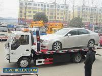 China ISUZU N Series Wrecker Tow Truck 130hp 4 ton with Seatbelts for Safety for sale