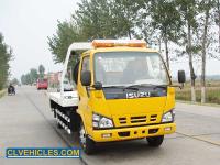 China ISUZU N Series Flatbed Wrecker 130hp 4x2 5600mm Length High Durability for sale