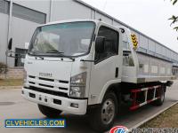 China ISUZU 700P Flatbed Wrecker Trucks 190hp 4x2 5 Ton Electric Power for sale