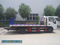China White 100P 98hp ISUZU Tow Truck Flatbed Wrecker Truck Light Duty 4 Ton for sale