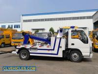 China Light Duty 98HP 4x2 ISUZU Tow Truck for sale