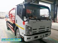China ISUZU 700P Sewage Vacuum Pump Truck 190hp High Efficiency 10000L Capacity for sale