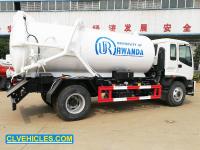 China FTR 205hp 10CBM 15CBM ISUZU Sewage Suction Truck for sale