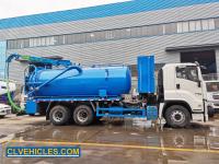 China ISUZU GIGA 460hp 20000Liters Sewage Vacuum Pump Truck for sale