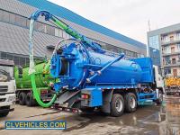 China ISUZU GIGA 460hp 20000Liters Sewage Vacuum Pump Truck for sale