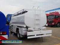 China 600P ISUZU Fuel Tanker Truck  130hp 5000 Liters Gasoline Tank Truck for sale