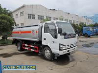 China ISUZU N Series Gasoline Tanker Truck 130hp 6000 Liters For Long Distance Hauling for sale