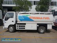 China ISUZU 600P 130hp 5000 Liters Refuelling Tanker Truck for sale