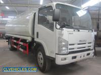 China 700P 4x2 ISUZU Fuel Tanker Truck 8000L Refueling Oil Tank Truck for sale