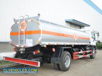 China 20 CBM ISUZU Fuel Tanker Truck Stainless Steel Petroleum Tanker Truck for sale