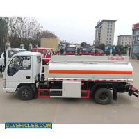 China ISUZU Fuel Tanker Truck  With Hose Reel And Rollover Protection System for sale