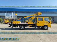 China ISUZU 600P 130hp Telescopic Bucket Truck 21m Manlift 1200*600*1100 for sale