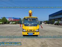 China ISUZU 600P 130hp Telescopic Bucket Truck 21m Manlift 1200*600*1100 for sale