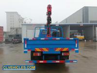China Crew Cabin 600P ISUZU Truck Mounted Crane 4X2 12m Height Lifter Machinery for sale