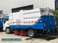 China 100P ELF 98hp ISUZU Road Sweeper Truck 5000L Euro 3 Emission for sale
