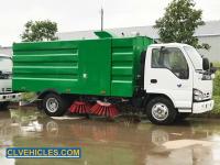 China ISUZU N Series Truck Road Sweeper 2500L Water Tank And 5000L Garbage Tank for sale