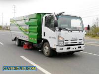 China 700P ELF ISUZU Road Sweeper Truck Mounted Street Sweeper 10000L for sale