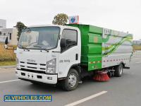 China 700P ELF ISUZU Road Sweeper Truck Mounted Street Sweeper 10000L for sale
