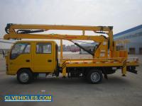 China Crew Cab ISUZU Aerial Platform Truck 6990*2100*2500mm Diesel Fuel for sale