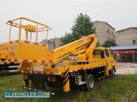 China Straight Arm 600P ISUZU Aerial Platform Truck for sale