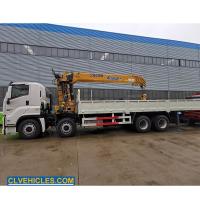 China GIGA 460hp ISUZU Truck Mounted Crane Straight Boom Truck 15m 10 ton for sale