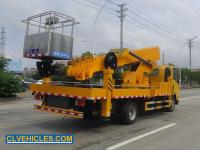China 26m ISUZU Aerial Platform Truck Truck Mounted Aerial Work Platform 1000kg for sale