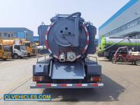 China ISUZU 5000L Suction Sewage Truck High Pressure Jetting Clean Truck for sale
