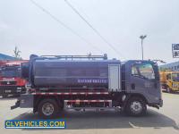 China ISUZU 5000L Suction Sewage Truck High Pressure Jetting Clean Truck for sale