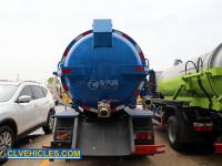 China ELF 98hp ISUZU Sewage Suction Truck Small 3000L 4000L Single Double Cab for sale