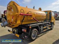 China ISUZU Light duty Sewage Tanker Truck with 3360mm Wheelbase for sale