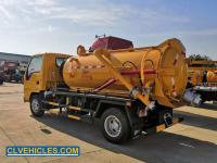China ISUZU Light duty Sewage Tanker Truck with 3360mm Wheelbase for sale