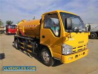 China ISUZU Light duty Sewage Tanker Truck with 3360mm Wheelbase for sale