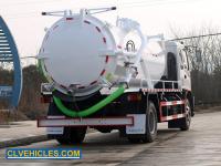 China F Series ISUZU Sewage Suction Truck 4x2 15000 Liter High Pressure Washer for sale