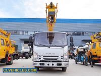 China 100P Crew Cab ISUZU Aerial Platform Truck 12m - 18m Diesel Fuel for sale