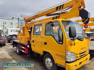 China ISUZU 100P Truck Mounted Aerial Platform 14m Telescopic Boom for sale
