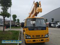 China 600P 130hp ISUZU Aerial Platform Truck 14 Meters Folding Boom for sale