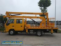 China 600P 130hp ISUZU Aerial Platform Truck 14 Meters Folding Boom for sale