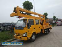 China 600P 130hp ISUZU Aerial Platform Truck 14 Meters Folding Boom for sale